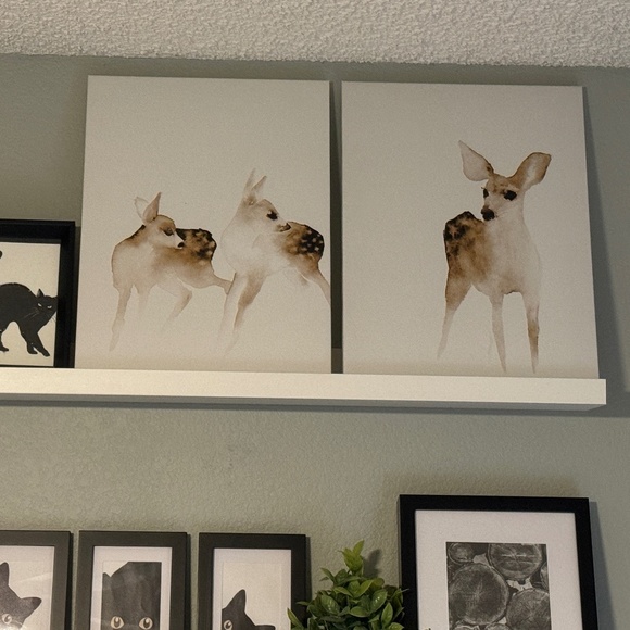 IKEA | Art | New Ikea Pjatteryd Canvas Prints 2 Pack Deer And Fawn ...